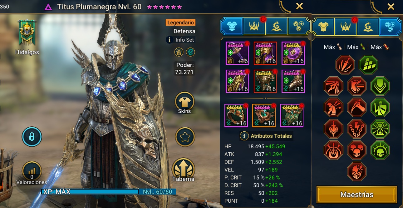 Titus Plumanegra | Sendaplays